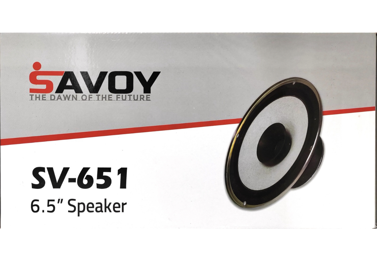 بلندگو فابریک درب جلو پژو 405-پارس ساووی savoy مدل SV-651 بسته دو عددی | نادری شاپ